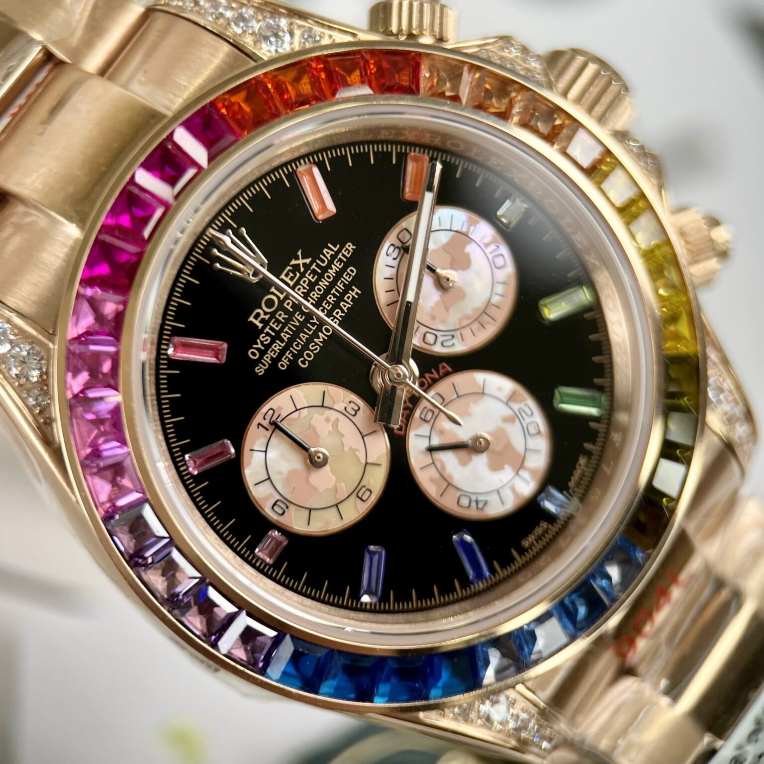 Đồng hồ Rolex Daytona Rainbow Replica 1:1 máy Thụy sỹ TW Factory 40mm - Đồng Hồ Rep Cao Cấp