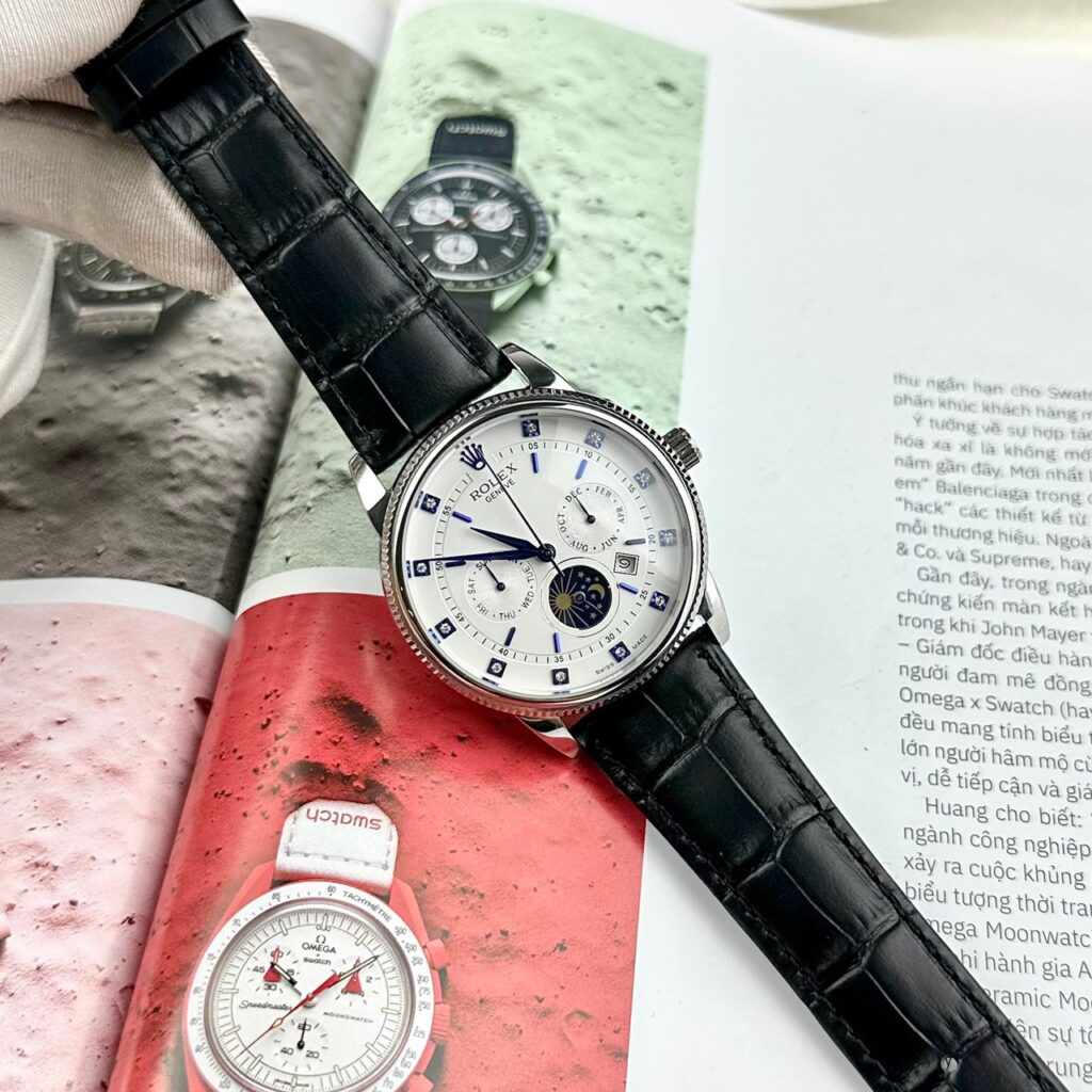 Đồng hồ Rolex Sun Moon nam máy cơ Nhật Fake cao cấp 40mm - Đồng Hồ Rep ...