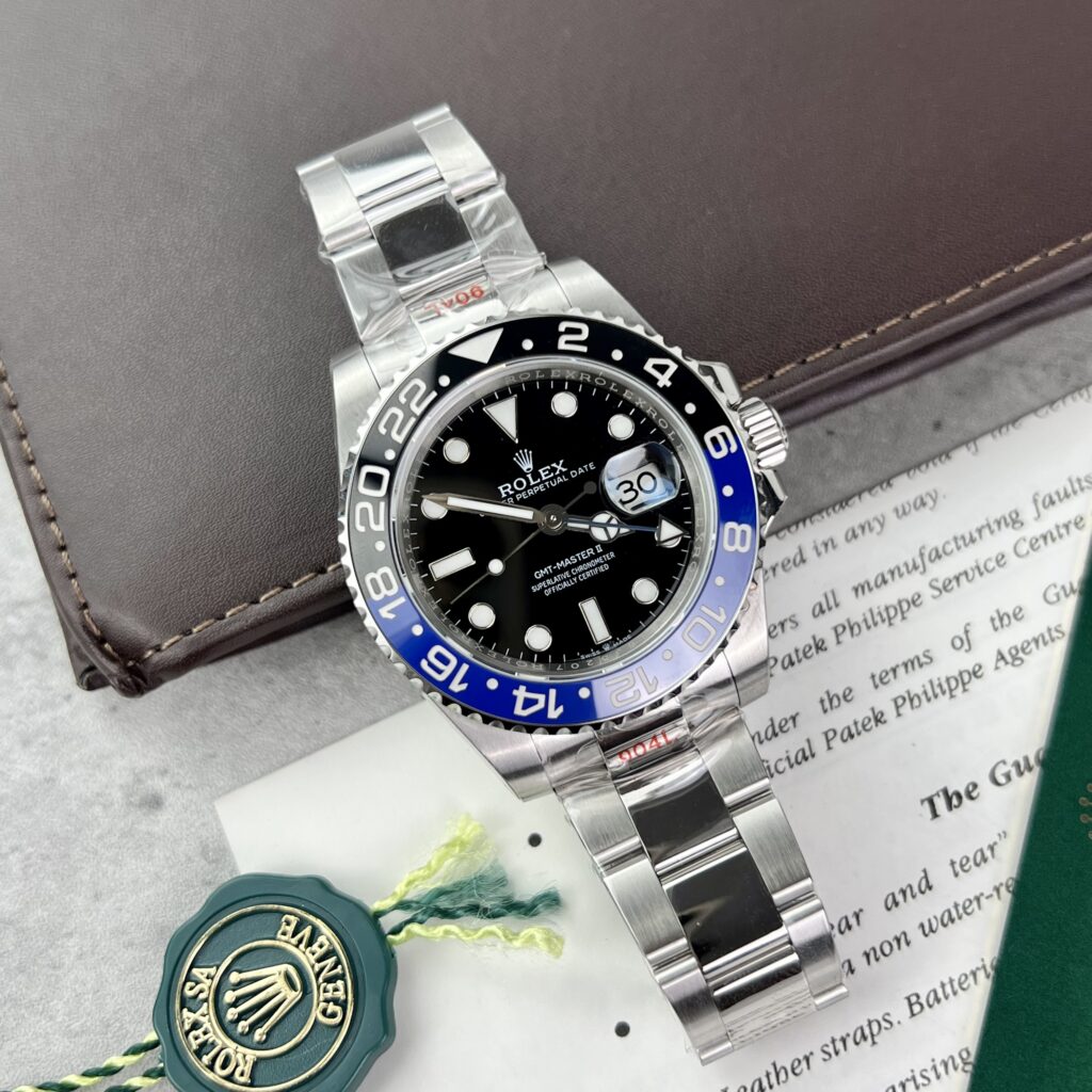 Đồng hồ Rolex GMT-Master Replica 1:1 nam dây oyster EW Factory 40mm ...